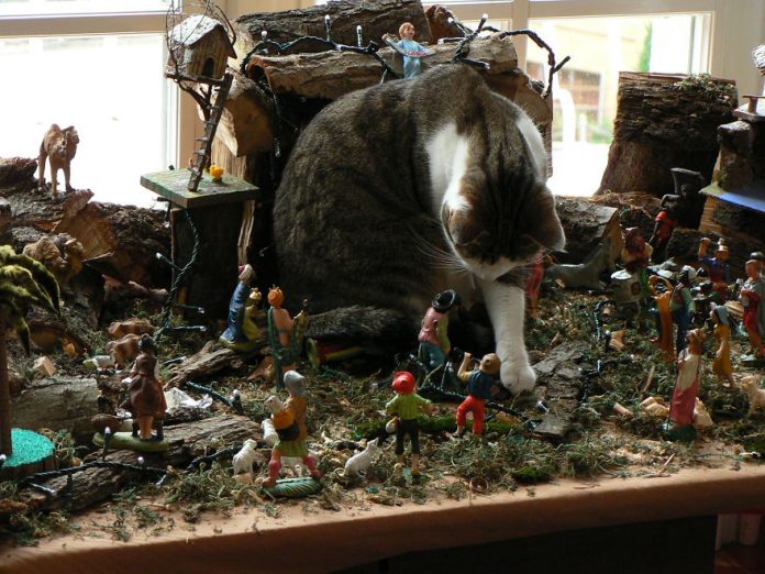 18+ Cats That Enjoy Destroying Christmas… | Catlov