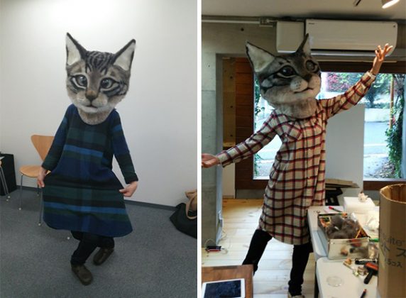 Giant Realistic Wool Cat Heads Are Both Cute And Terrifying | Catlov