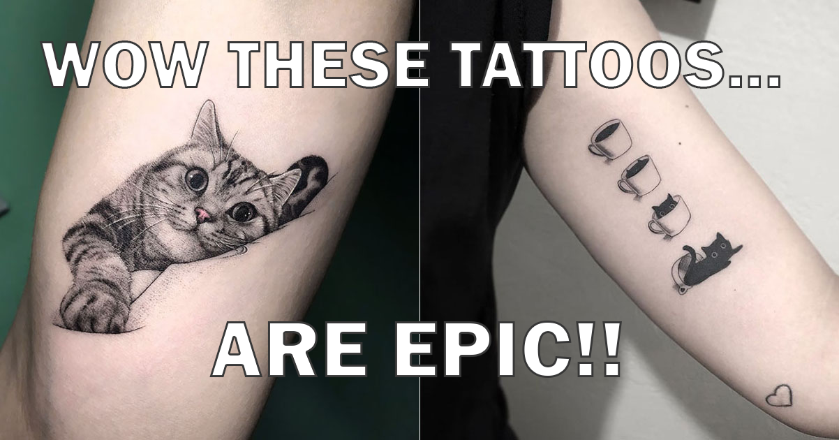 25+ People Who Got Absolutely Awesome Cat Tattoos | Catlov